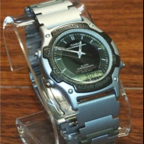 Casio | Accessories | Vintage Casio Illuminator Alarm Chronograph Watch ...